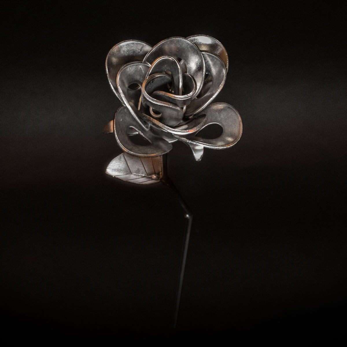 Original Immortal Rose, Recycled Metal Rose, Steel Rose Sculpture, Wel ...